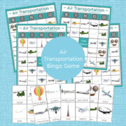 Land, Water & Air Transportation for Kids Printable MEGA Bundle + BONUSES