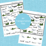 Land, Water & Air Transportation for Kids Printable MEGA Bundle + BONUSES