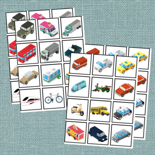 Land, Water & Air Transportation for Kids Printable MEGA Bundle + BONUSES