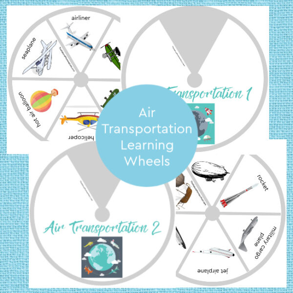 Land, Water & Air Transportation for Kids Printable MEGA Bundle + BONUSES