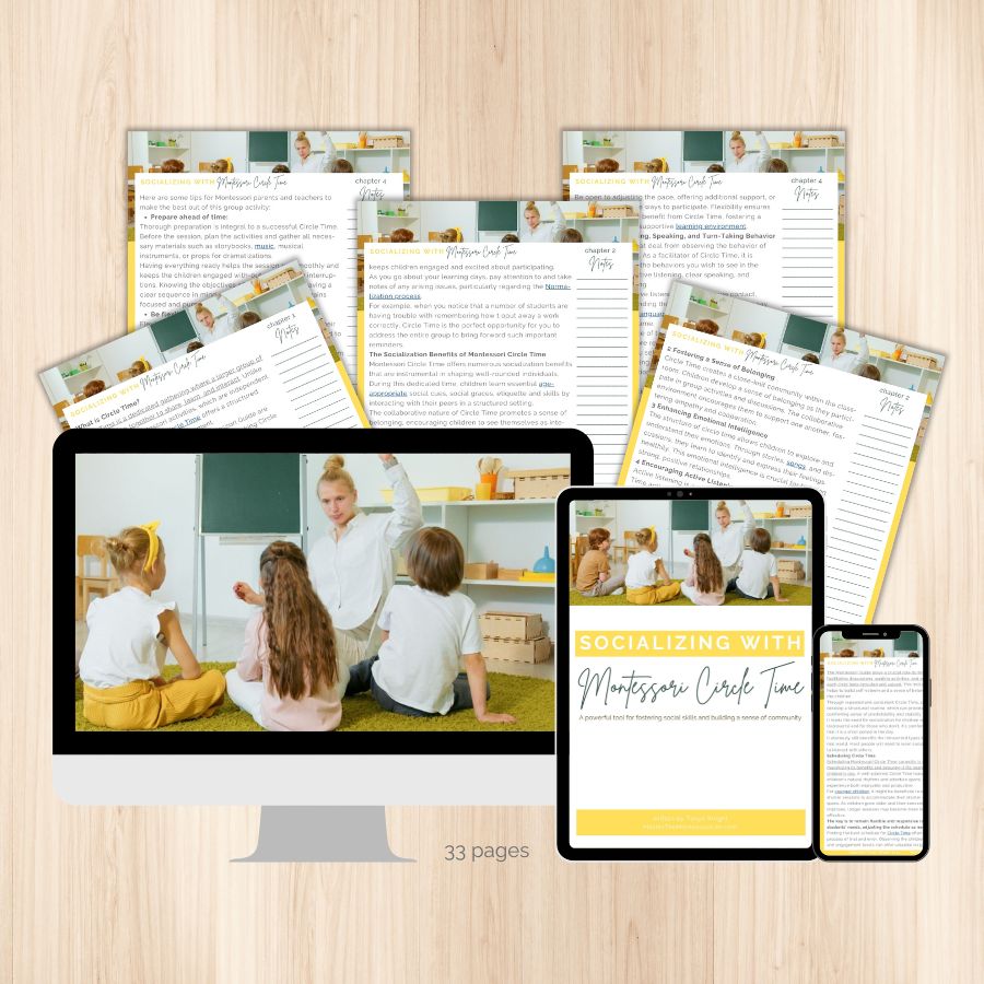 Montessori Circle Time A Socialization Opportunity Digital Book ...